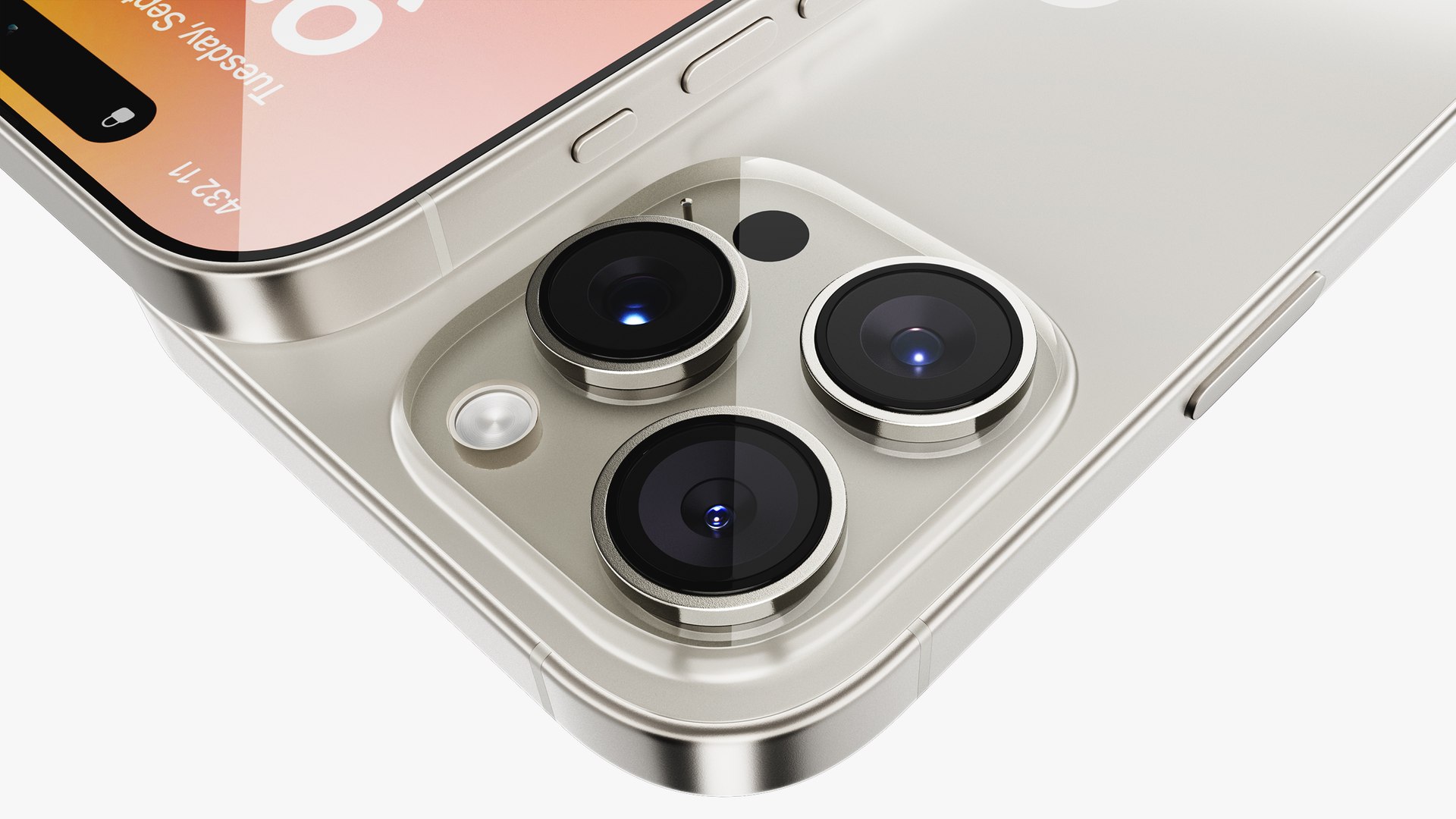 IPhone 16 Pro Max Natural Titanium 3D Model - TurboSquid 2285664