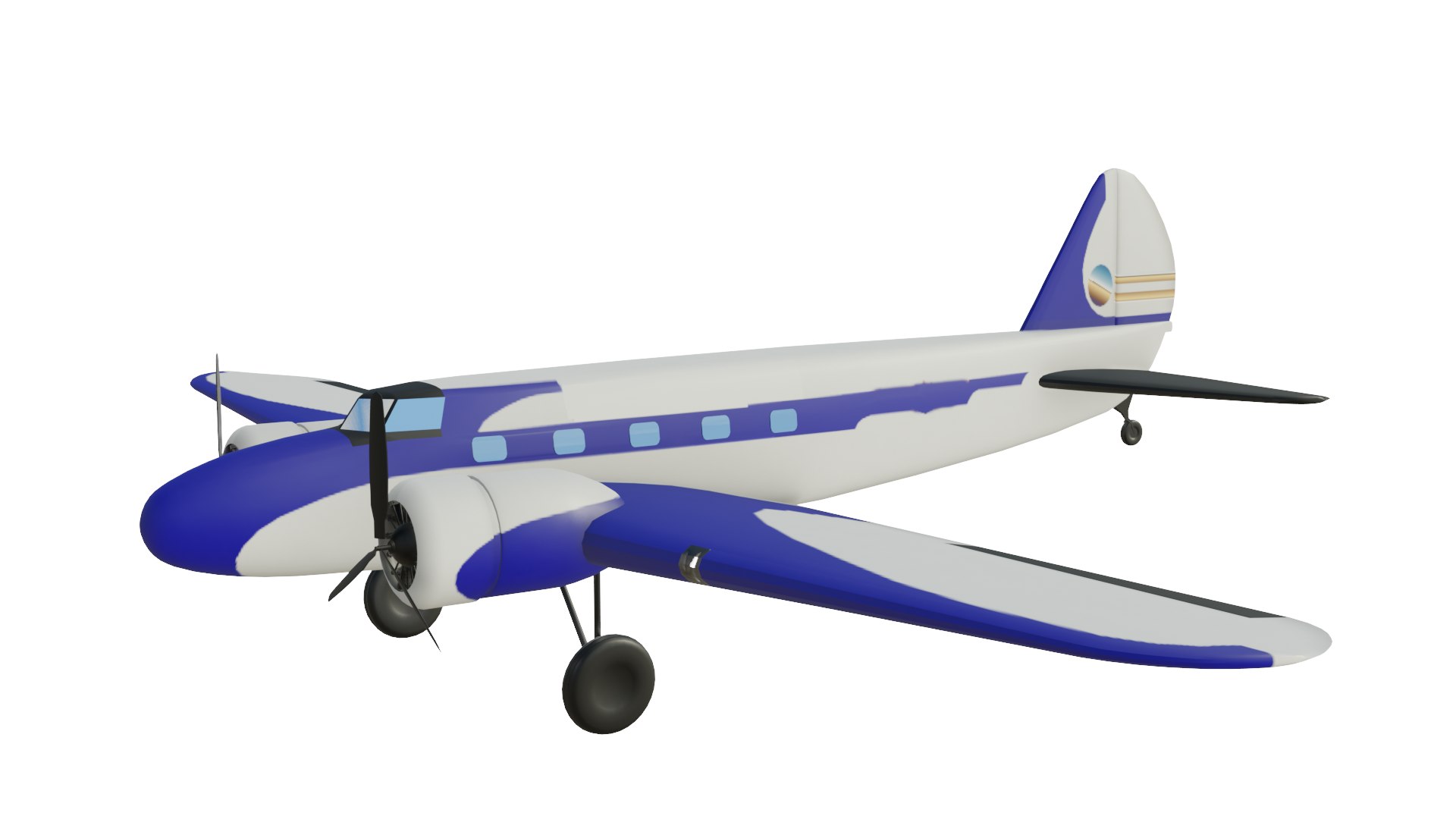 BOEING 247 3D Model - TurboSquid 1875040