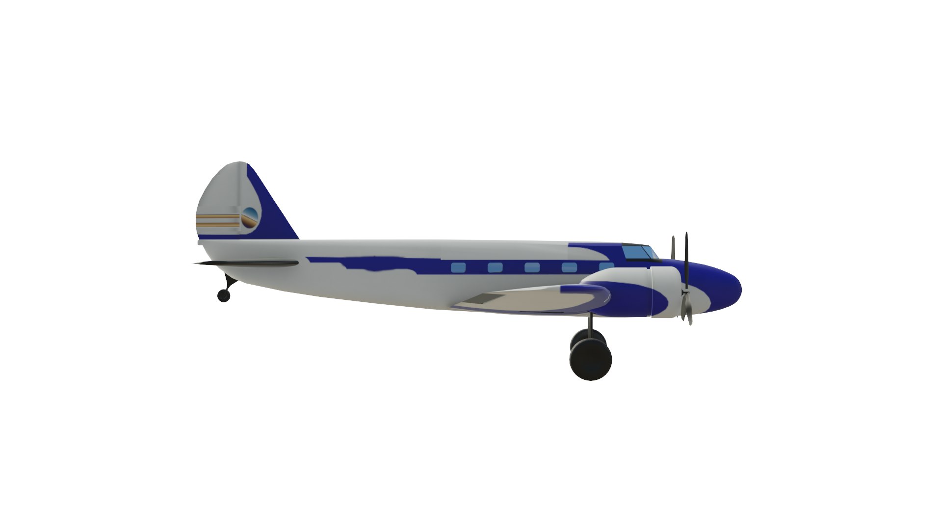 BOEING 247 3D Model - TurboSquid 1875040