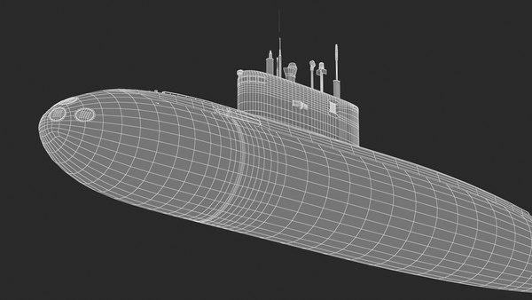 Military submarine 3D model - TurboSquid 1678841