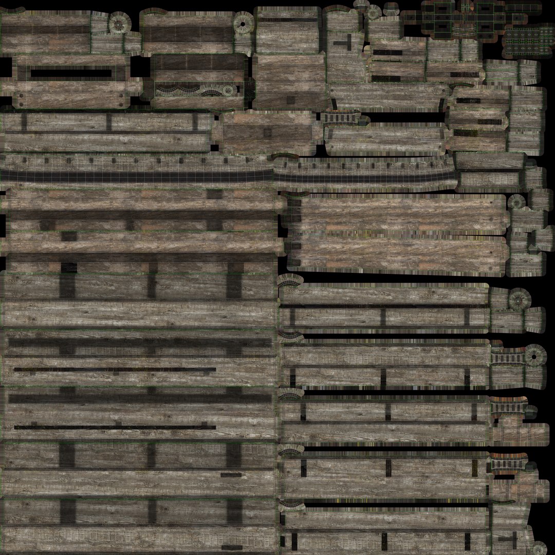 Old Wooden Cart 3D Model - TurboSquid 1683632