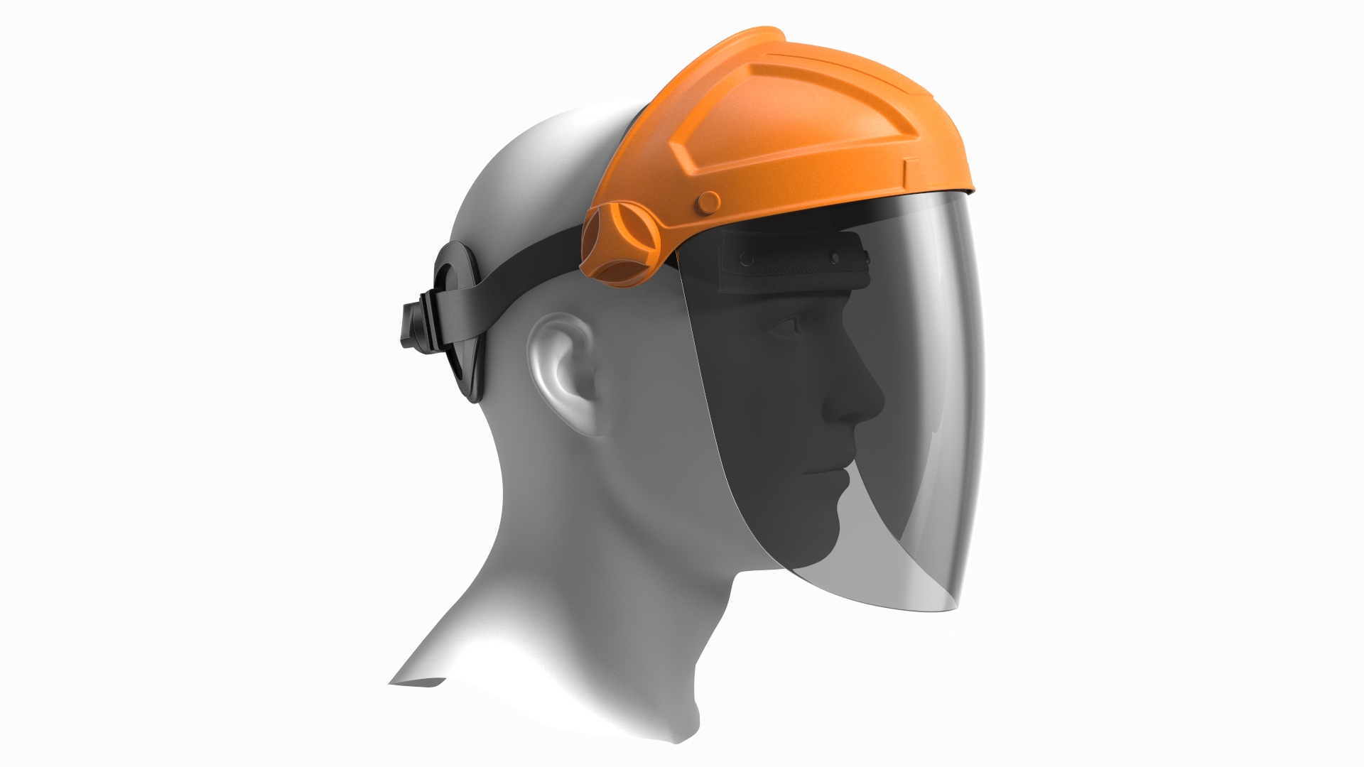 3D Dark Visor Face Shield Model - TurboSquid 1848987