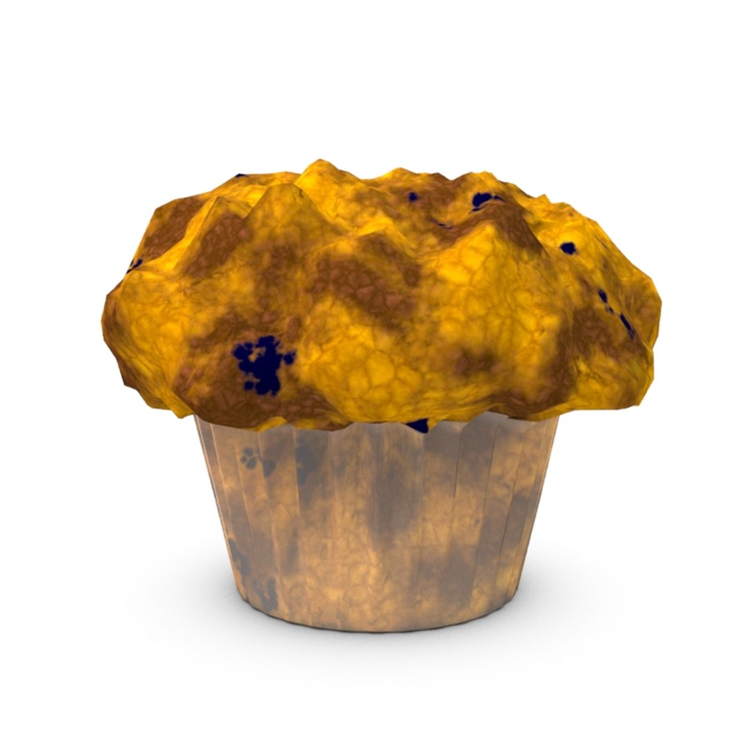 free muffin 3d model