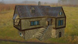 Medieval House Blender Models for Download | TurboSquid