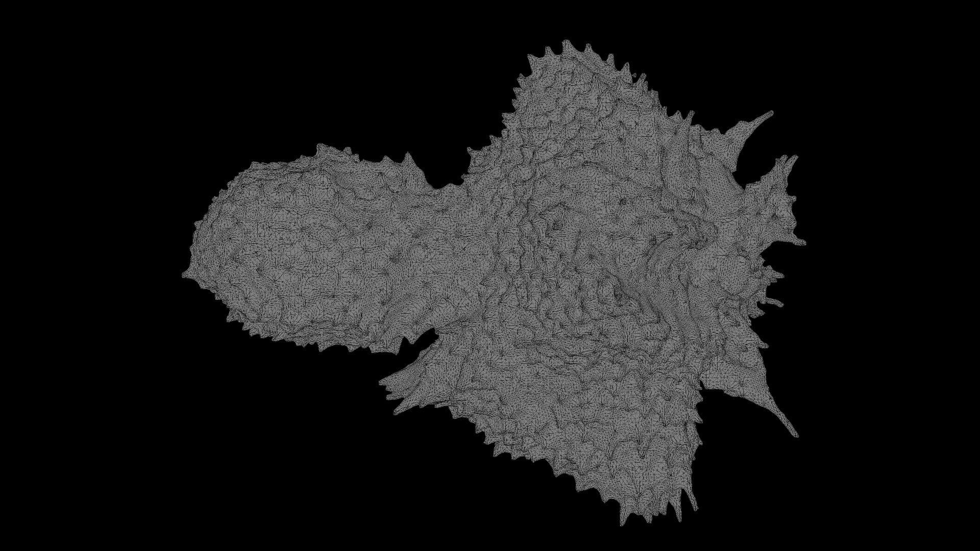 Frozen Splash Abstract Art 3D Model - TurboSquid 2044385