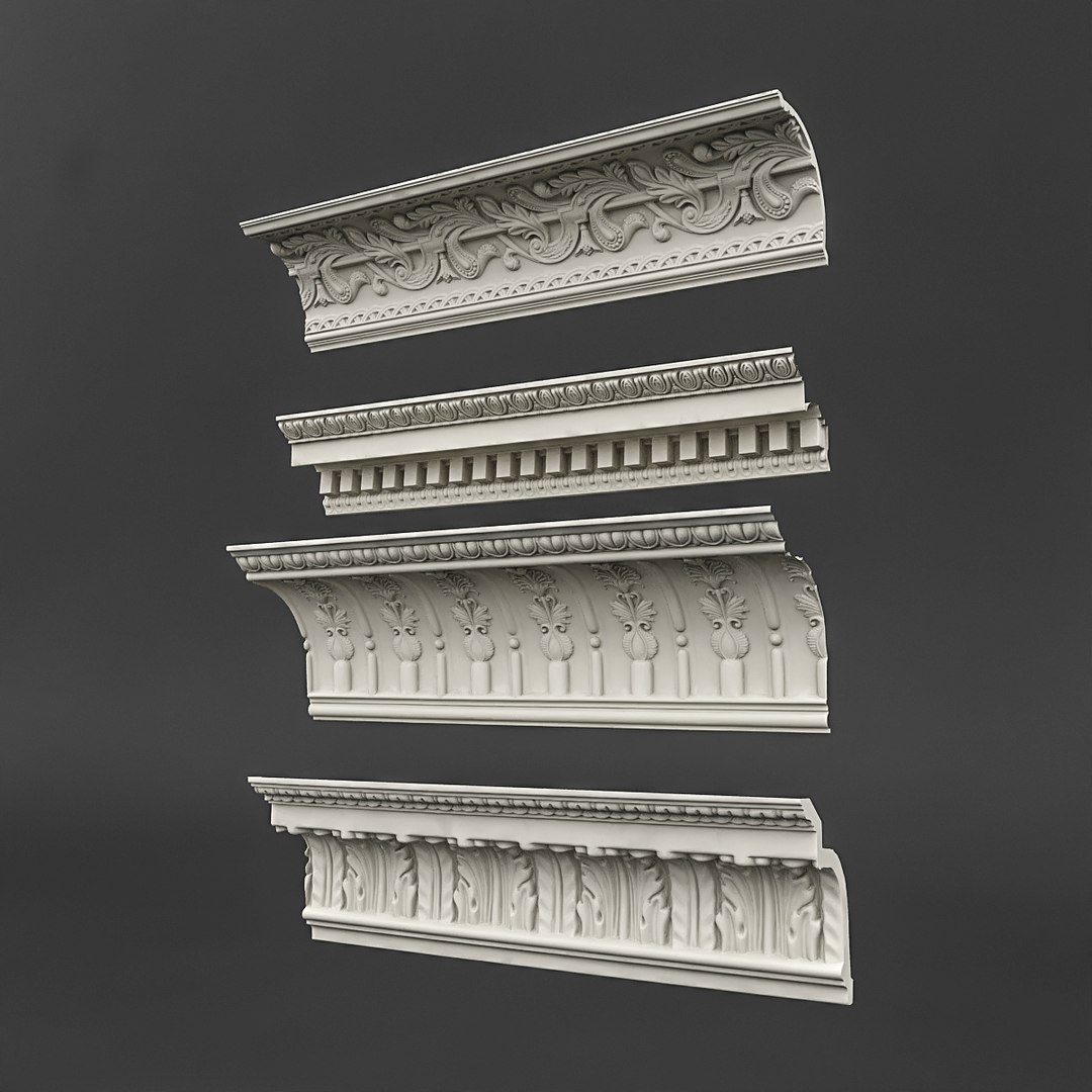 Classic ceiling pattern 06 3D model - TurboSquid 1517154