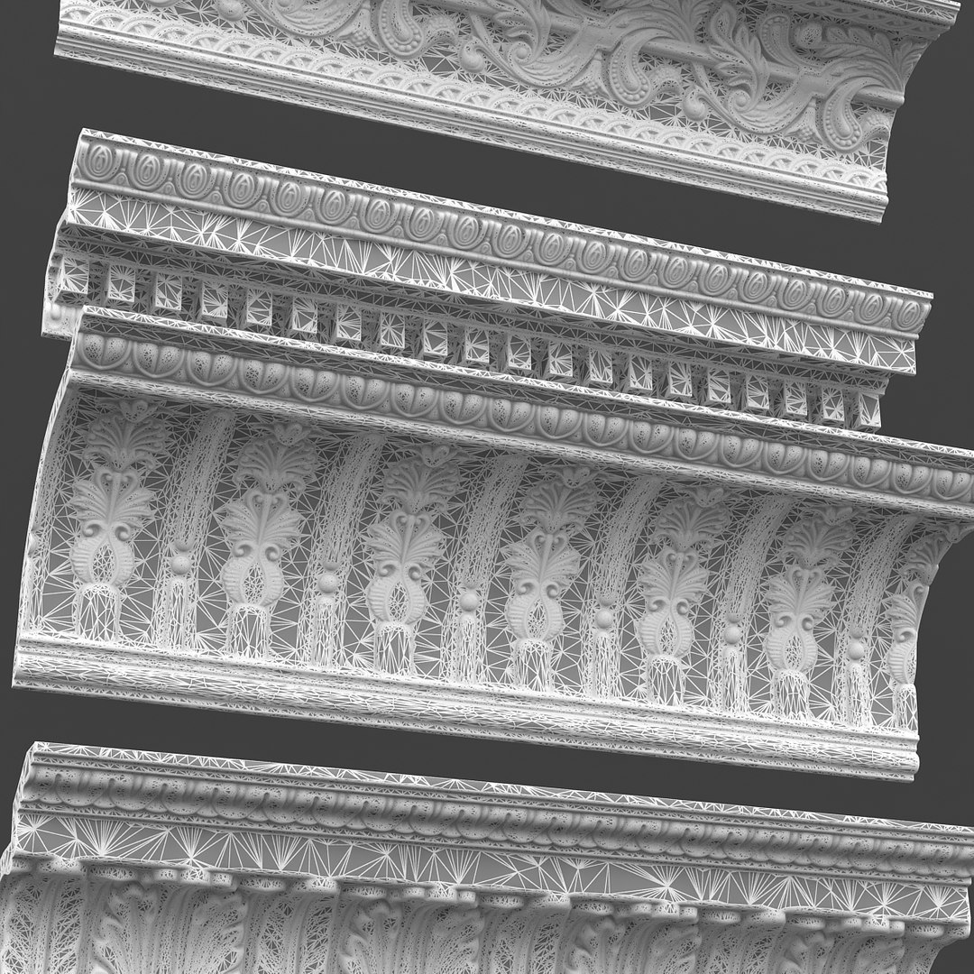 Classic ceiling pattern 06 3D model - TurboSquid 1517154