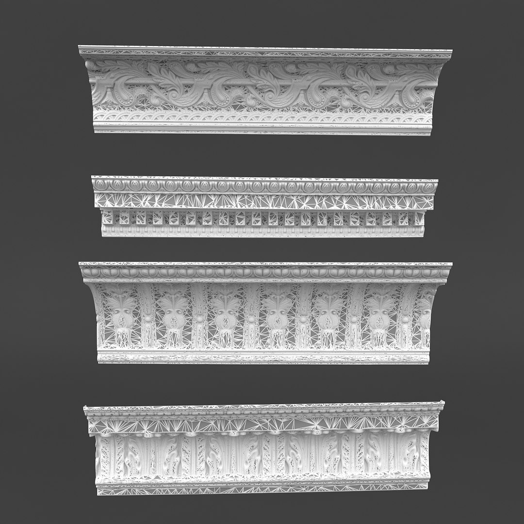 Classic ceiling pattern 06 3D model - TurboSquid 1517154