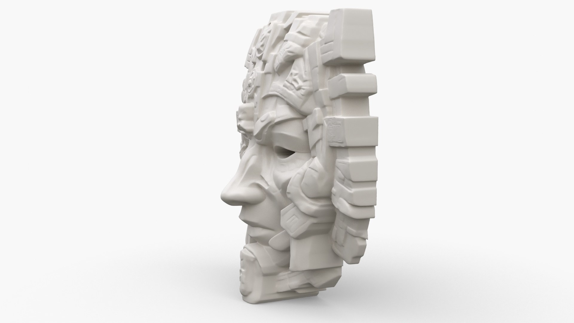 3D Aztec Masks 7 Model - TurboSquid 2188214