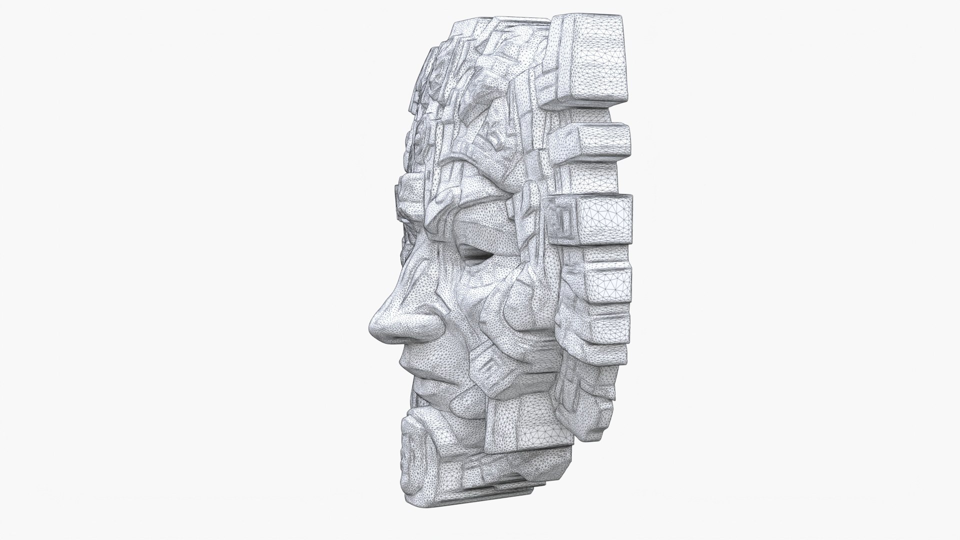 3D Aztec Masks 7 Model - TurboSquid 2188214