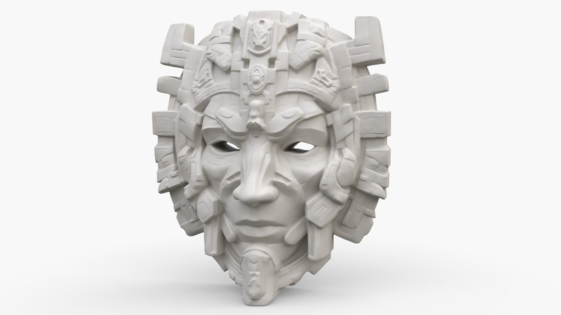 3D Aztec Masks 7 Model - TurboSquid 2188214