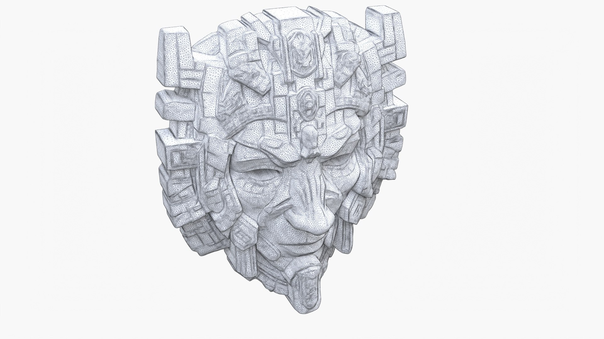 3D Aztec Masks 7 Model - TurboSquid 2188214