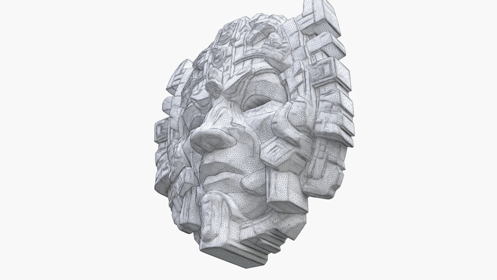 3D Aztec Masks 7 Model - TurboSquid 2188214
