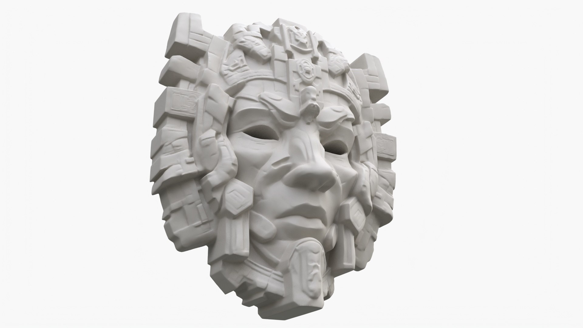 3D Aztec Masks 7 Model - TurboSquid 2188214