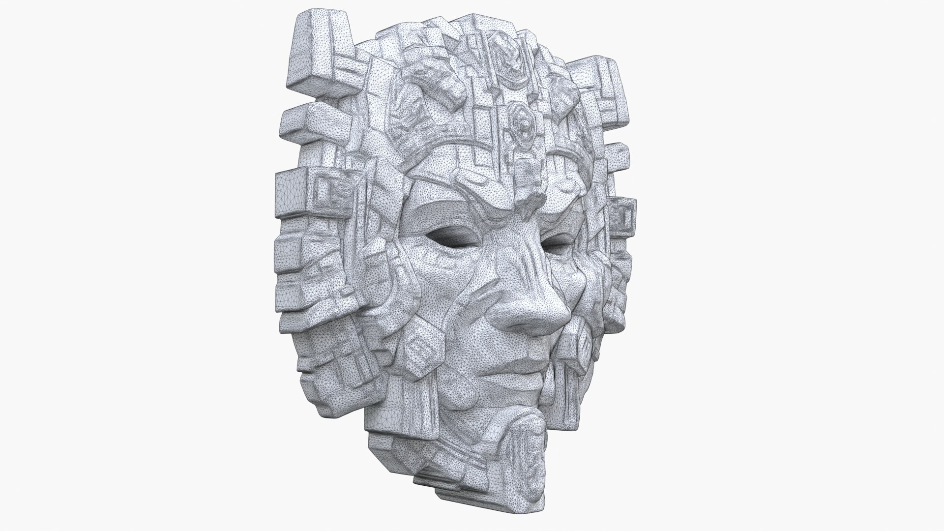 3D Aztec Masks 7 Model - TurboSquid 2188214