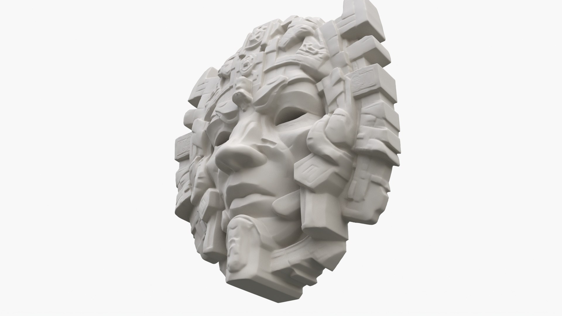 3D Aztec Masks 7 Model - TurboSquid 2188214