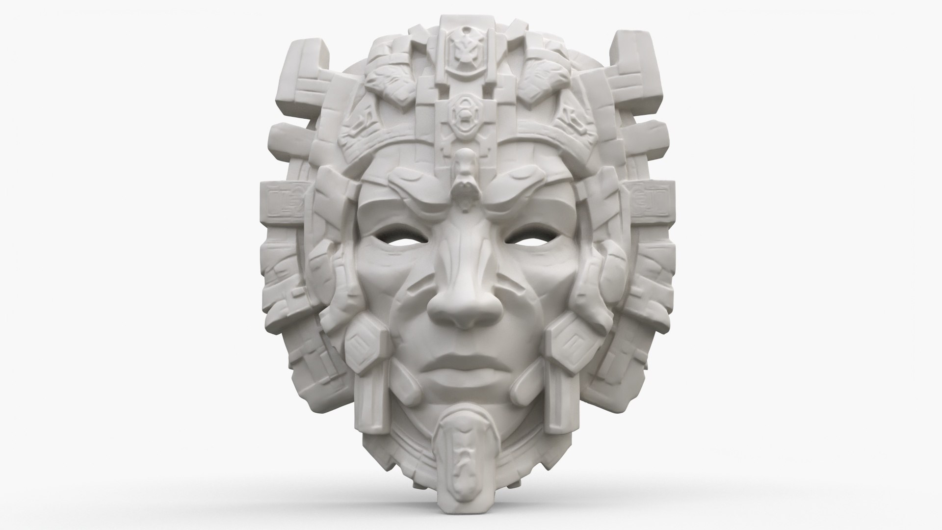 3D Aztec Masks 7 Model - TurboSquid 2188214