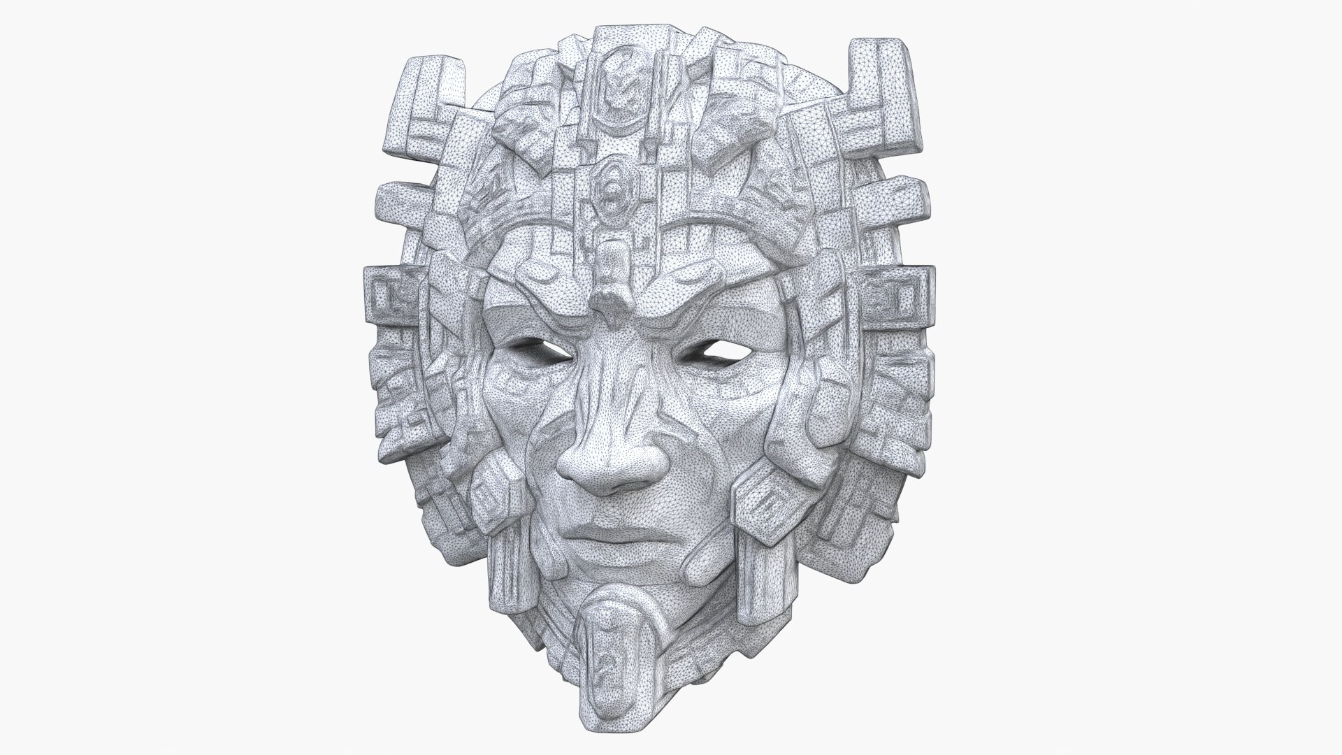 3D Aztec Masks 7 Model - TurboSquid 2188214
