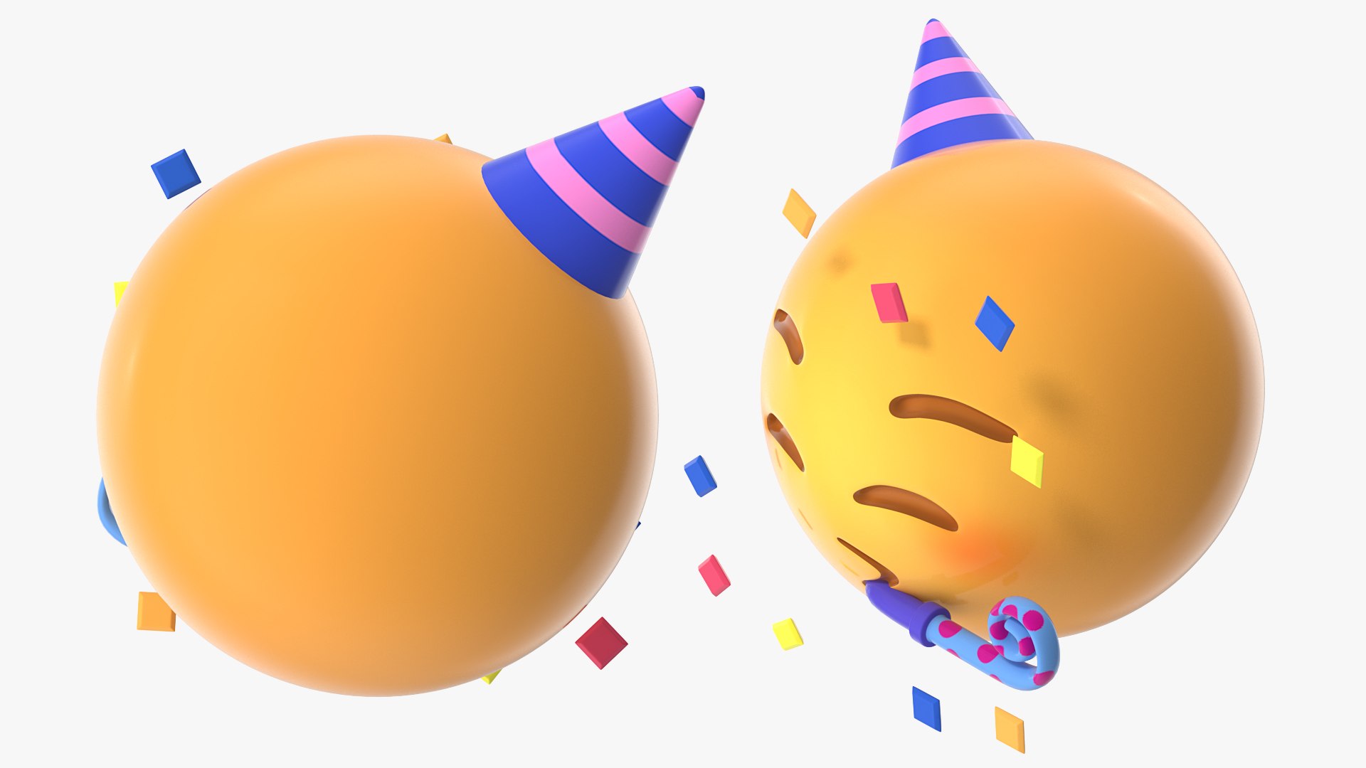 3D Party Face Emoji - TurboSquid 1533411
