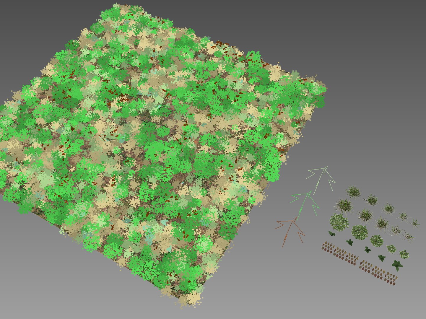 Set Grass Model - TurboSquid 1468848