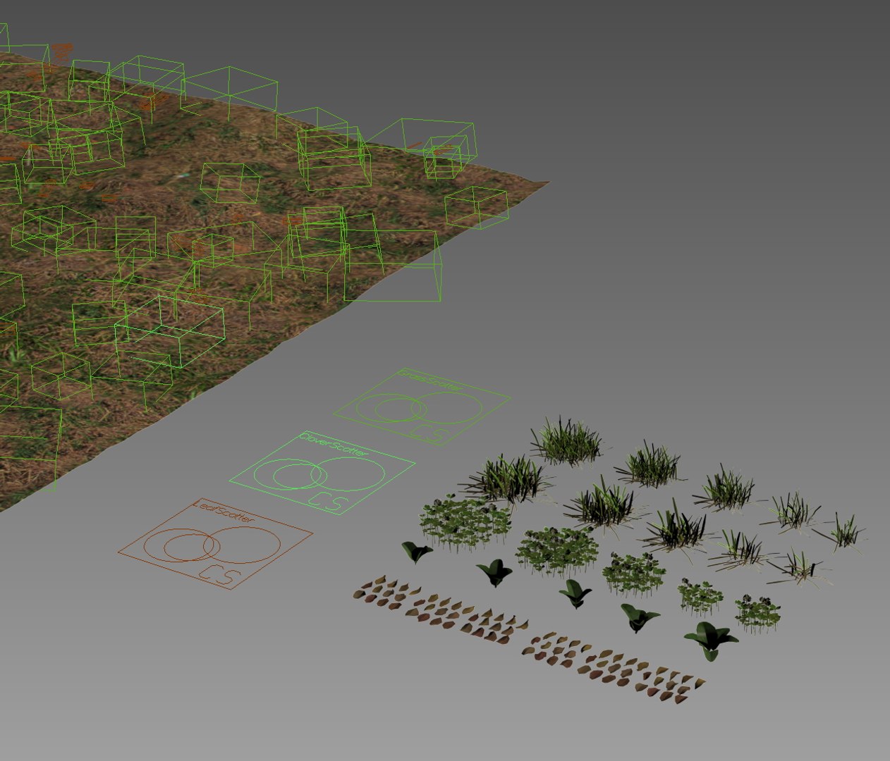 Set Grass Model - TurboSquid 1468848