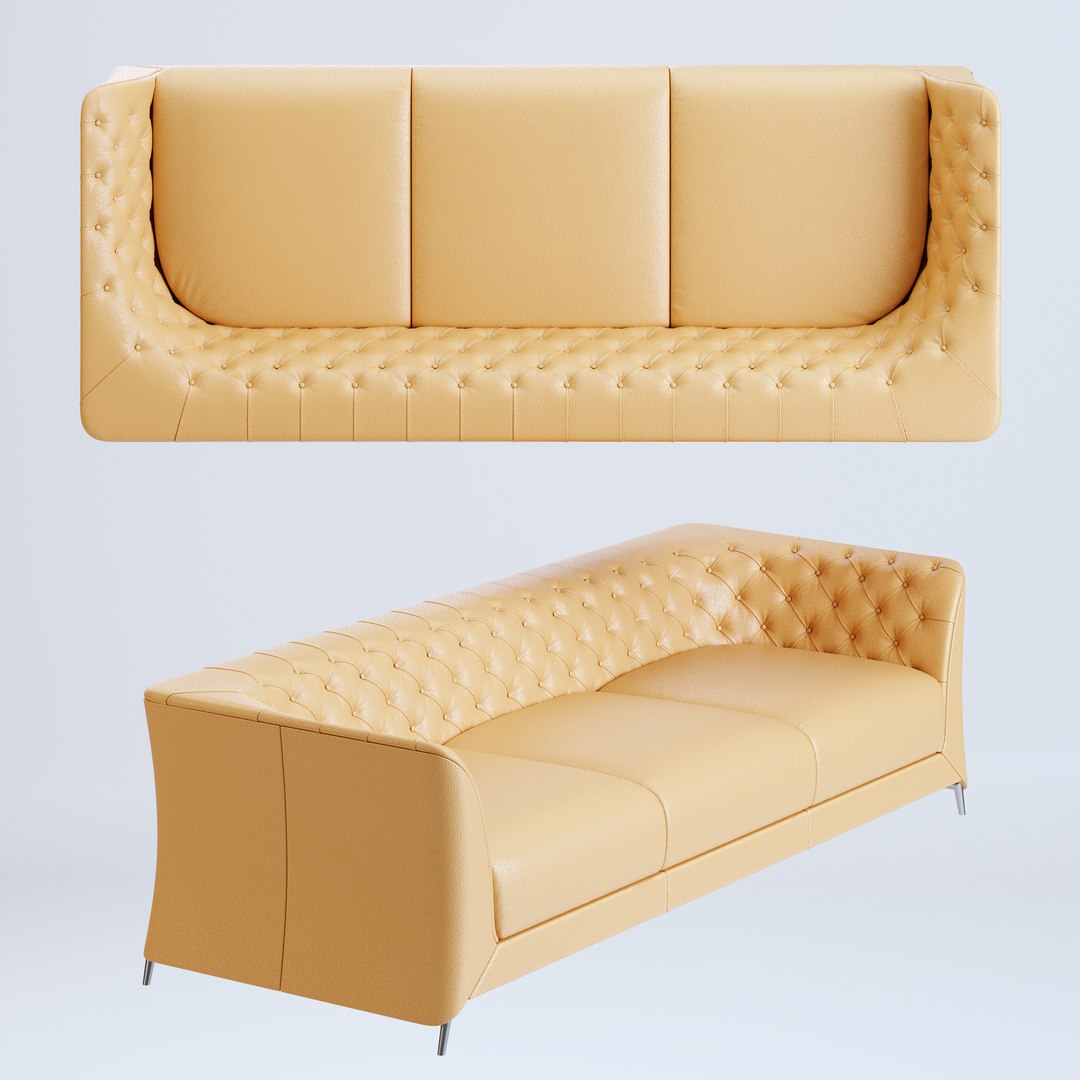 La Scala Sofa 3D Model - TurboSquid 2293540