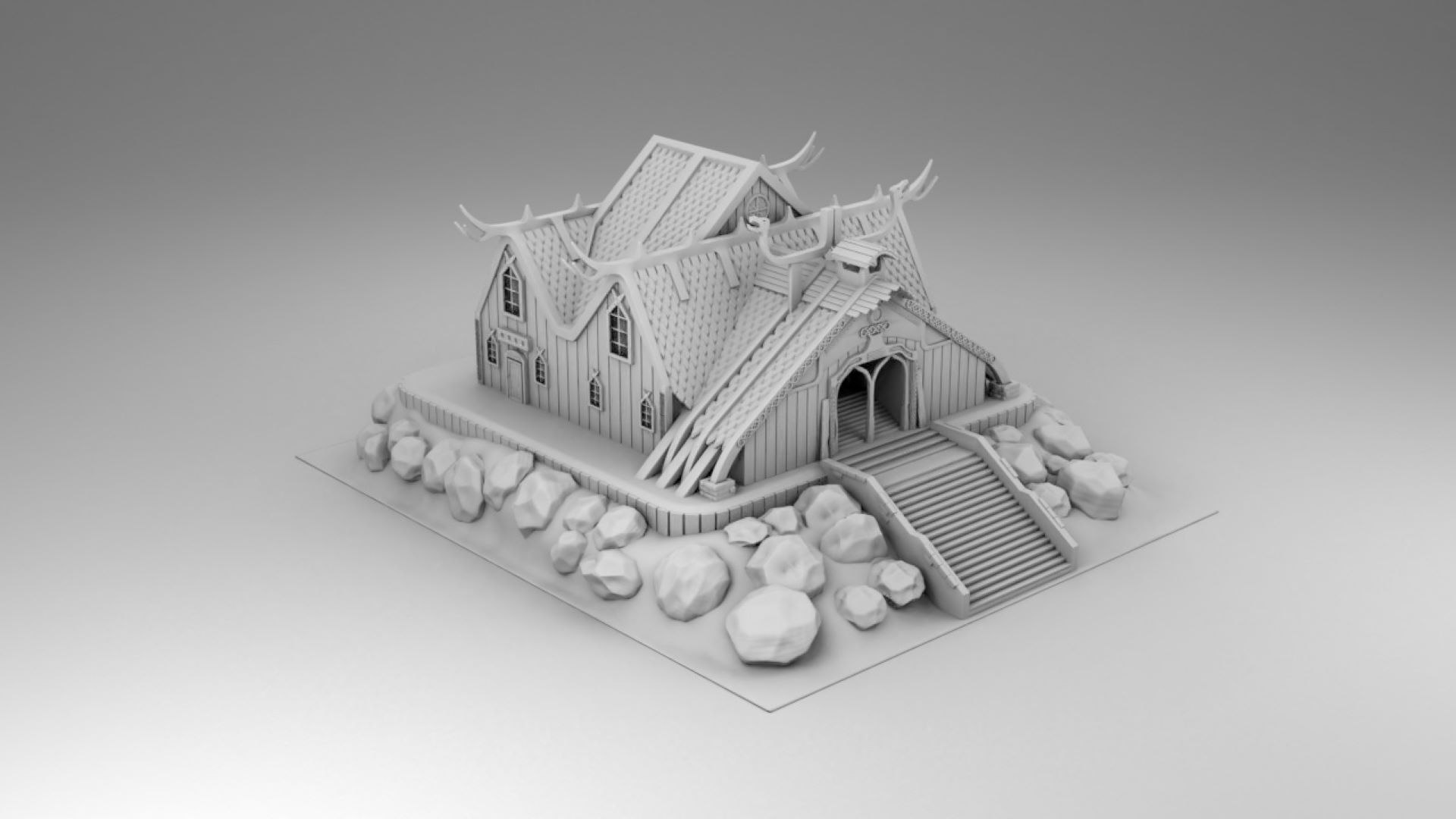 Architecture House Model - TurboSquid 1696456