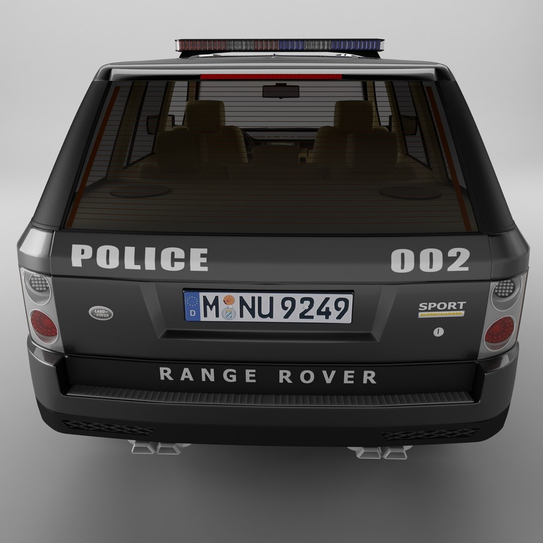 3ds range rover sport police