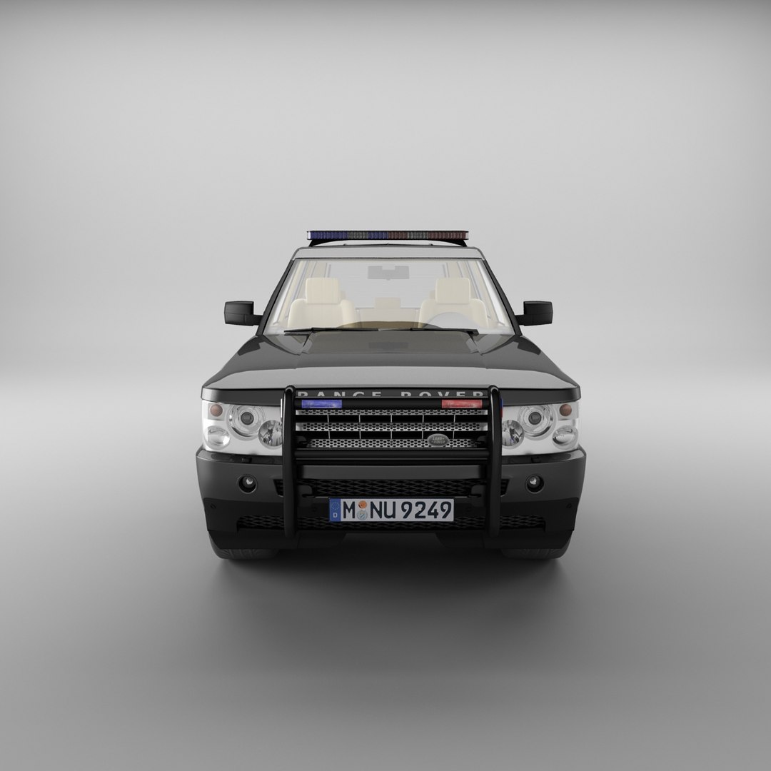 3ds range rover sport police
