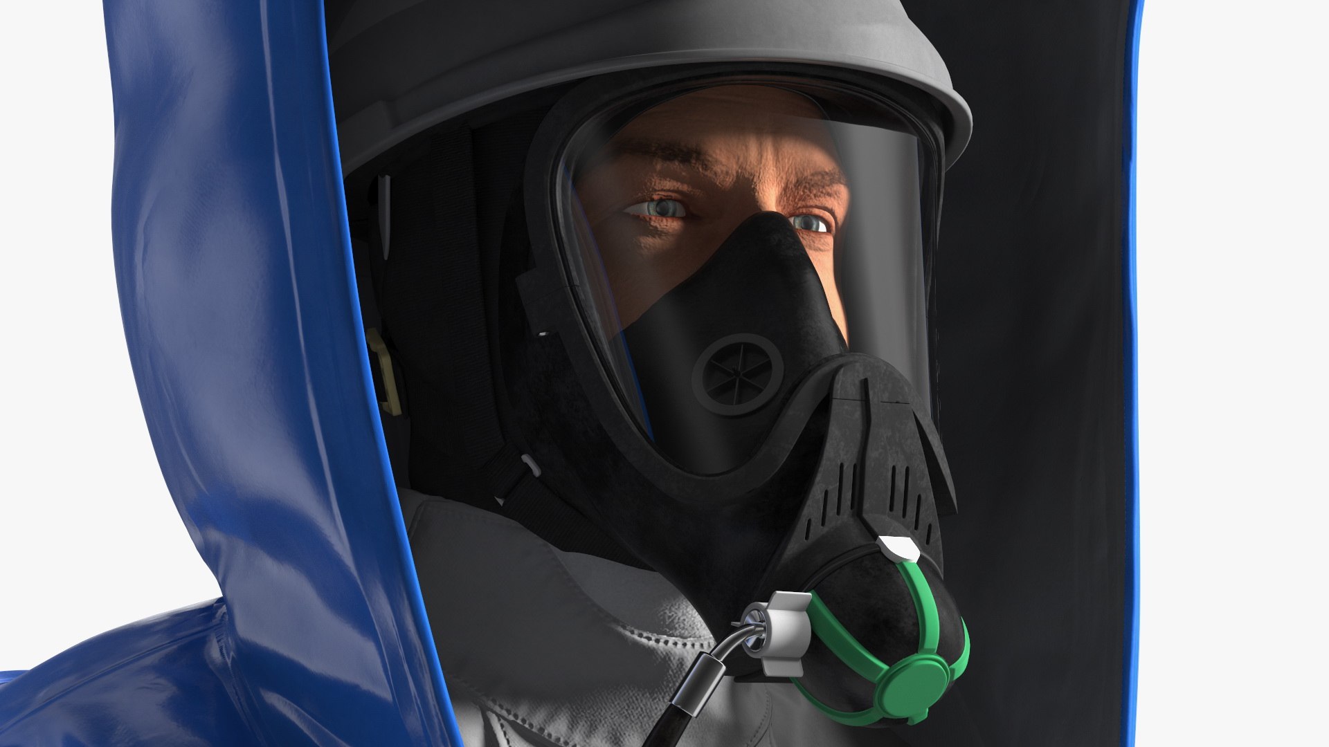 Fully Encapsulating Chemical Protection Suit T-Pose 3D Model ...