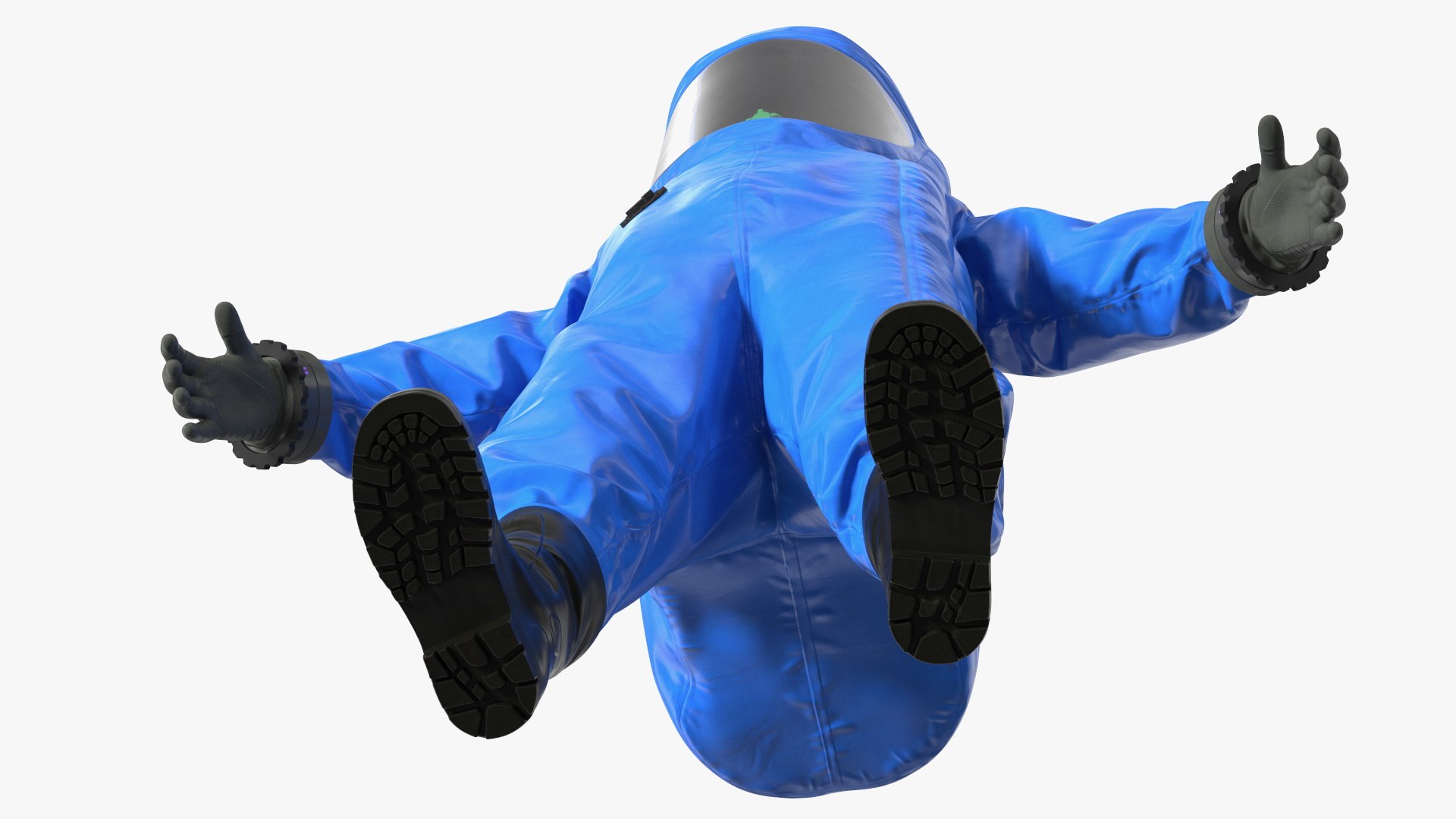 Fully Encapsulating Chemical Protection Suit T-Pose 3D Model ...