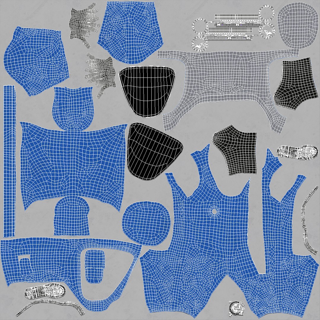 Fully Encapsulating Chemical Protection Suit T-Pose 3D Model ...