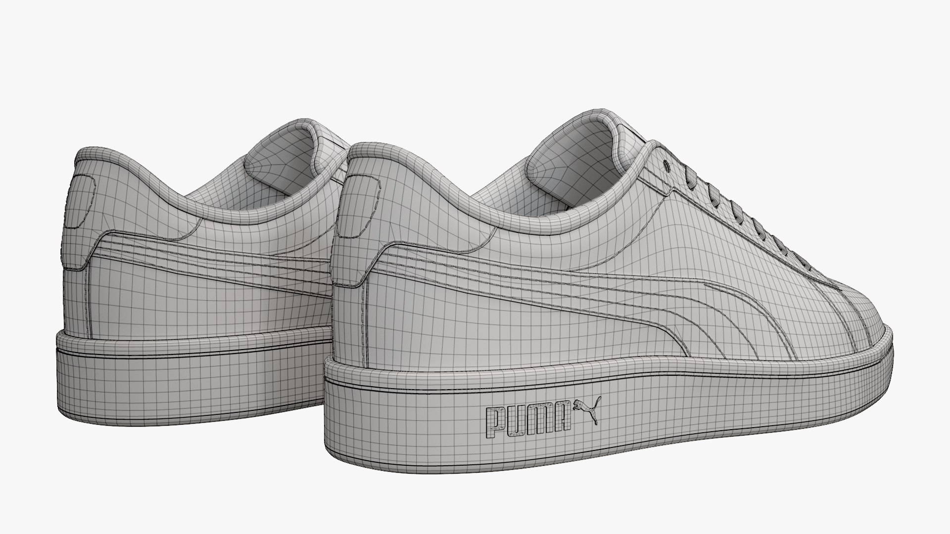 Puma Smash 3 Orange Suede Sneakers 3D - TurboSquid 2238311