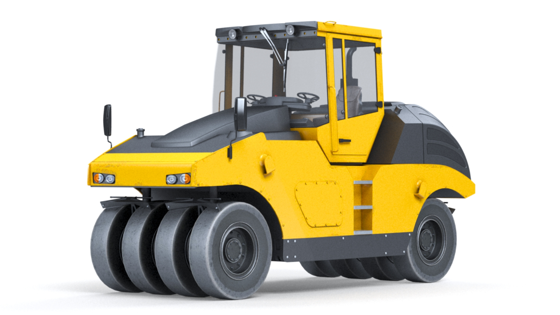 Road Compactor 3D Model - TurboSquid 2144227