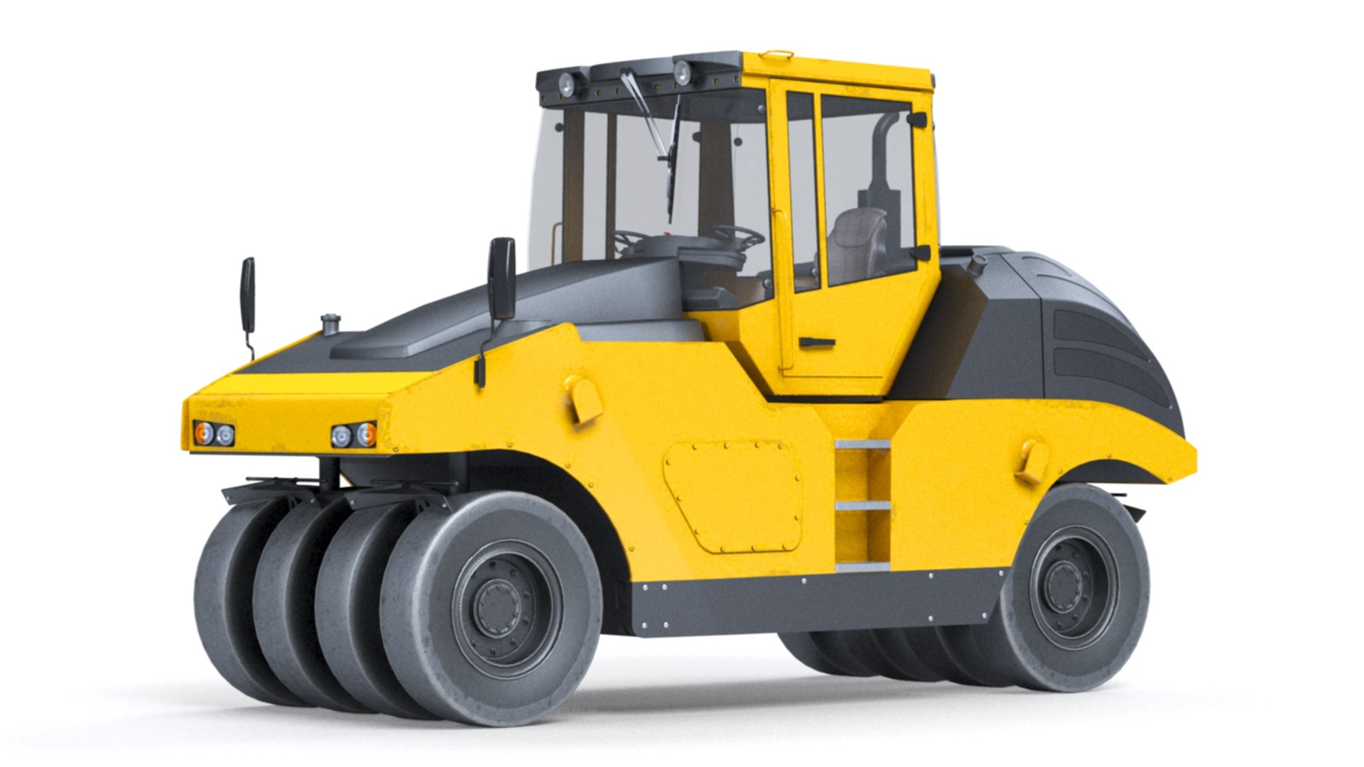 Road Compactor 3D Model - TurboSquid 2144227