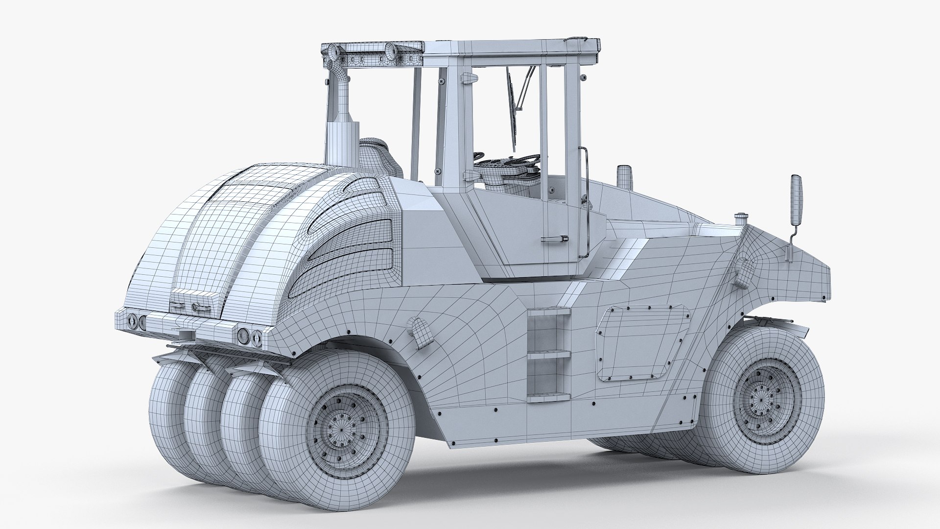 Road Compactor 3D Model - TurboSquid 2144227