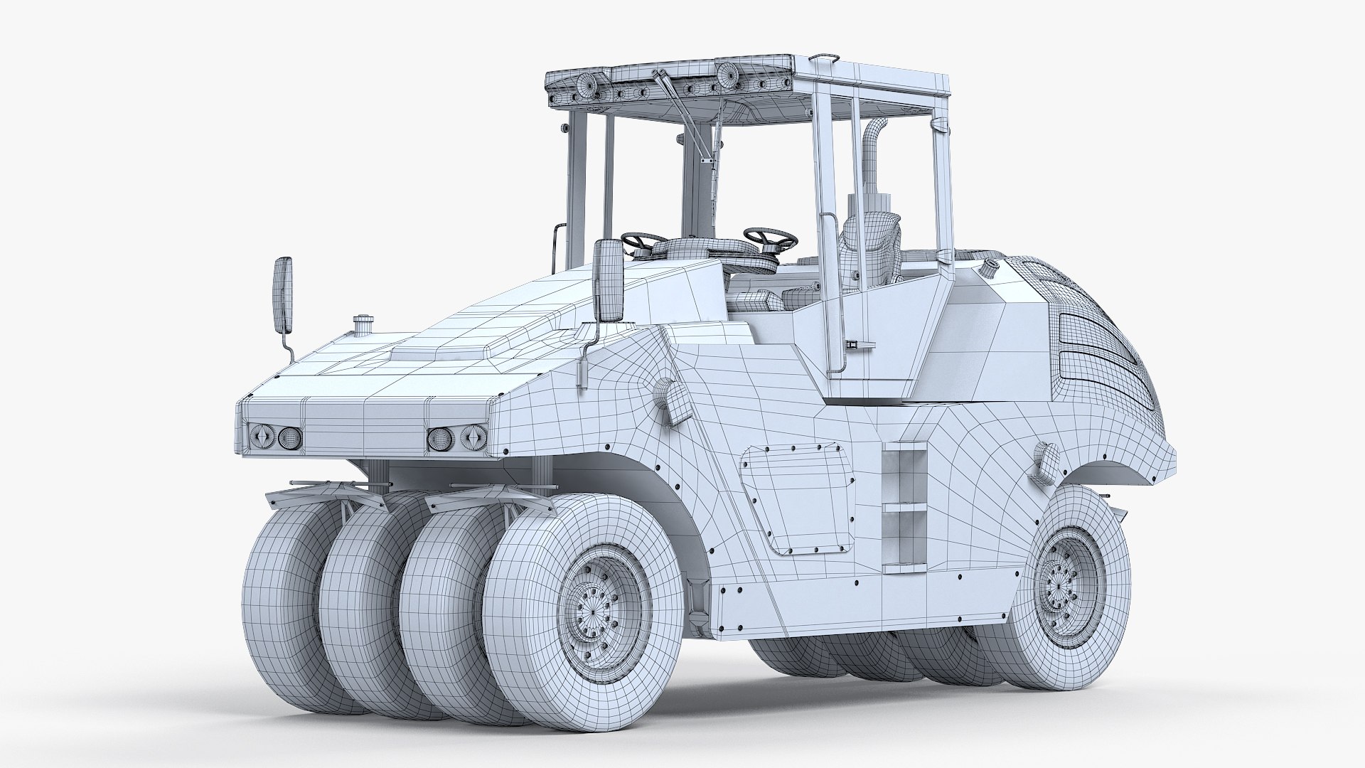 Road Compactor 3D Model - TurboSquid 2144227