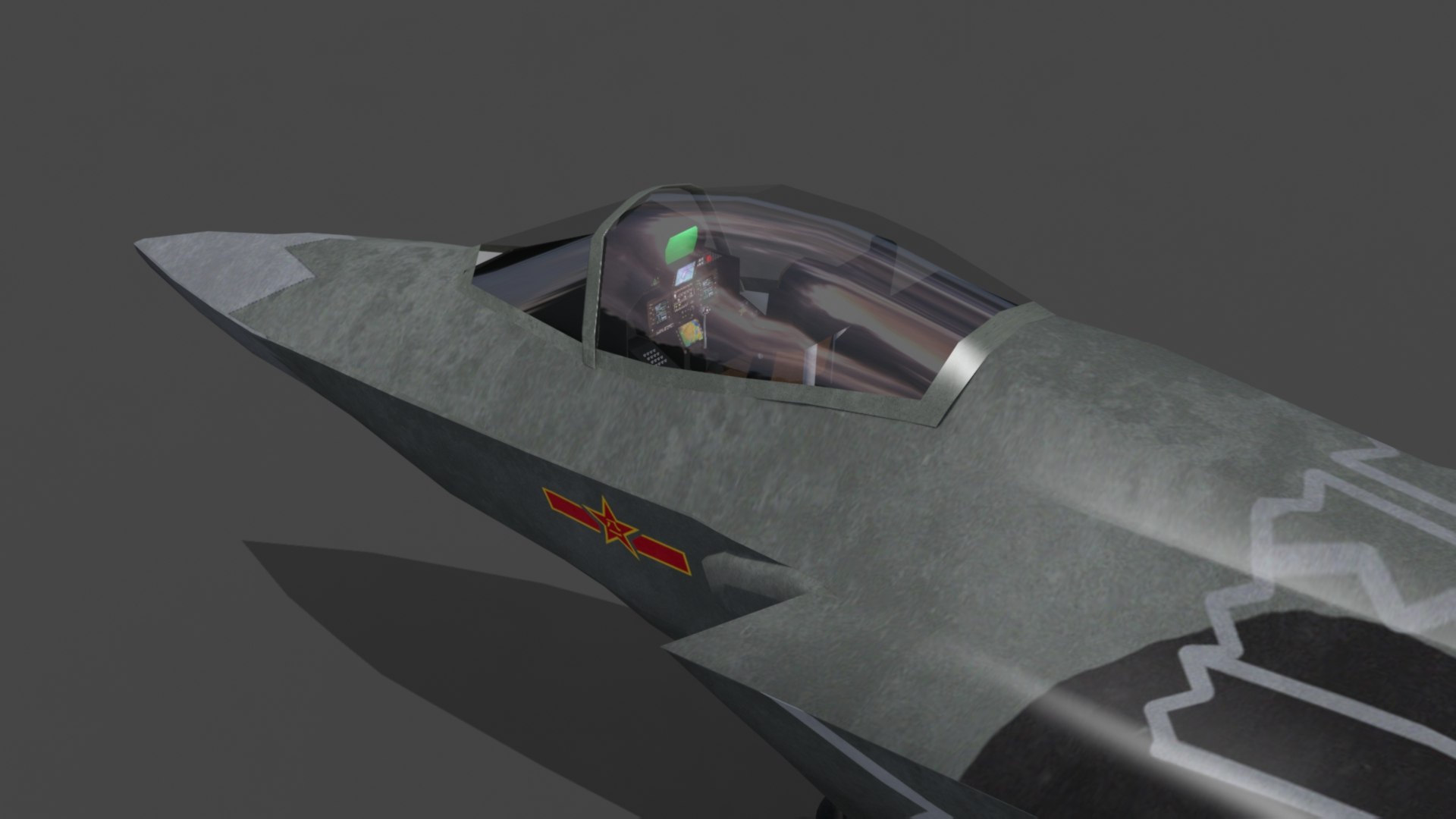 J35 Chinese Stealth Jet Fighter Model - TurboSquid 1966728