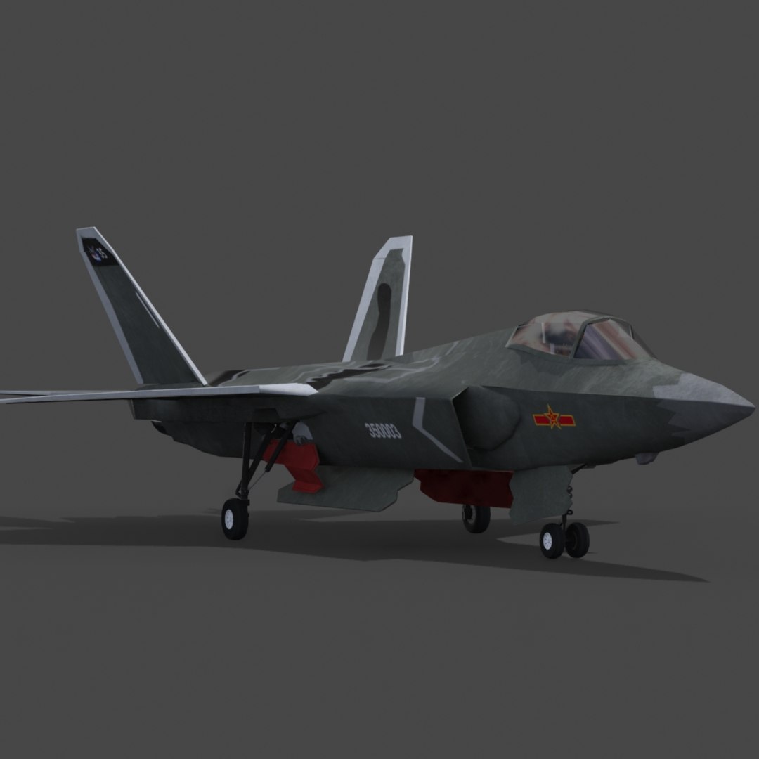 j35 chinese stealth jet fighter Modelo 3D - TurboSquid 1966728