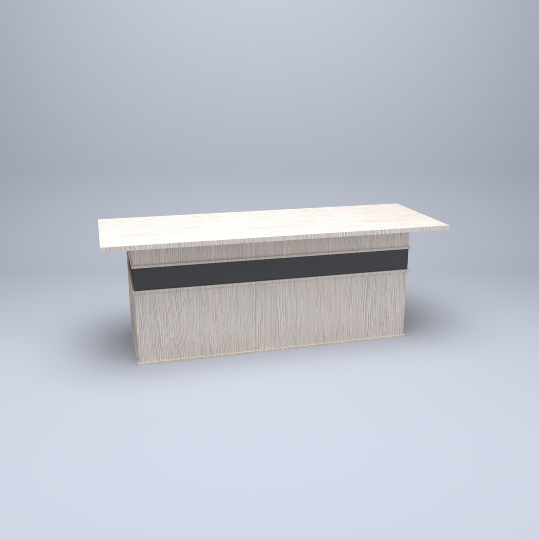 Office table 3D model - TurboSquid 1585753