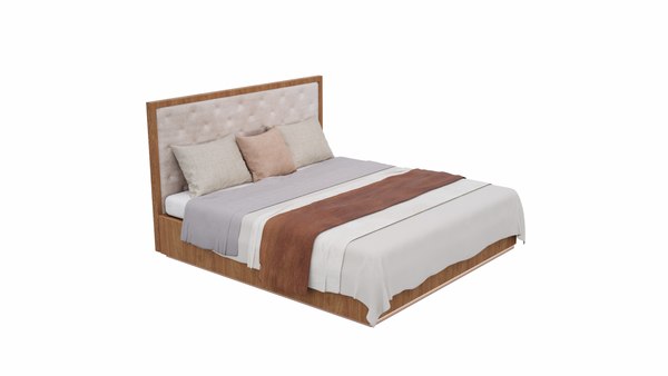modelo 3d Cama moderna - TurboSquid 2246105