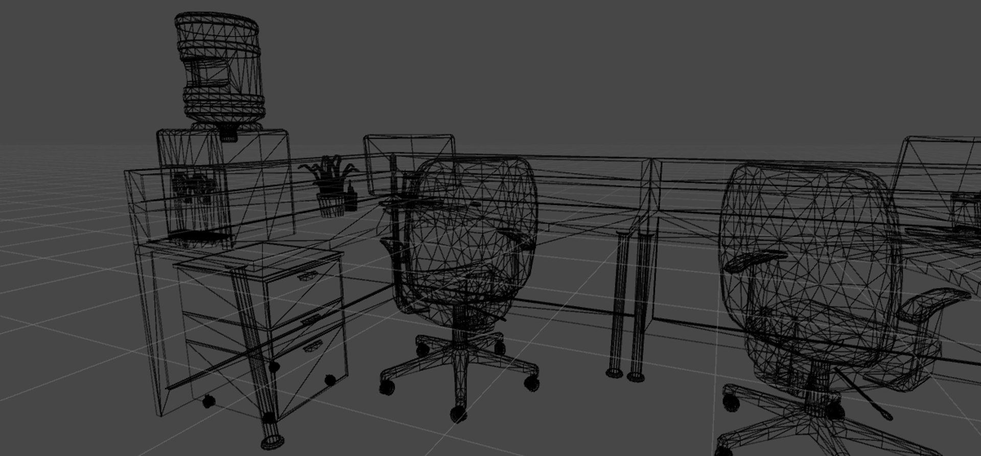 Vr main office interior 3D model - TurboSquid 1427431