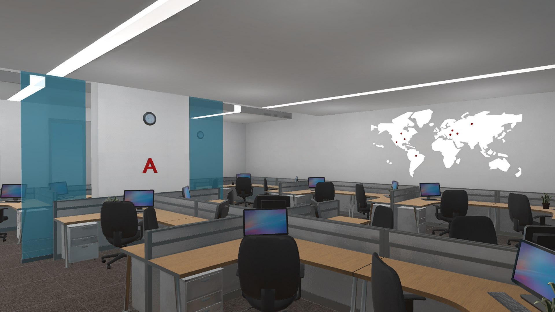 Vr main office interior 3D model - TurboSquid 1427431