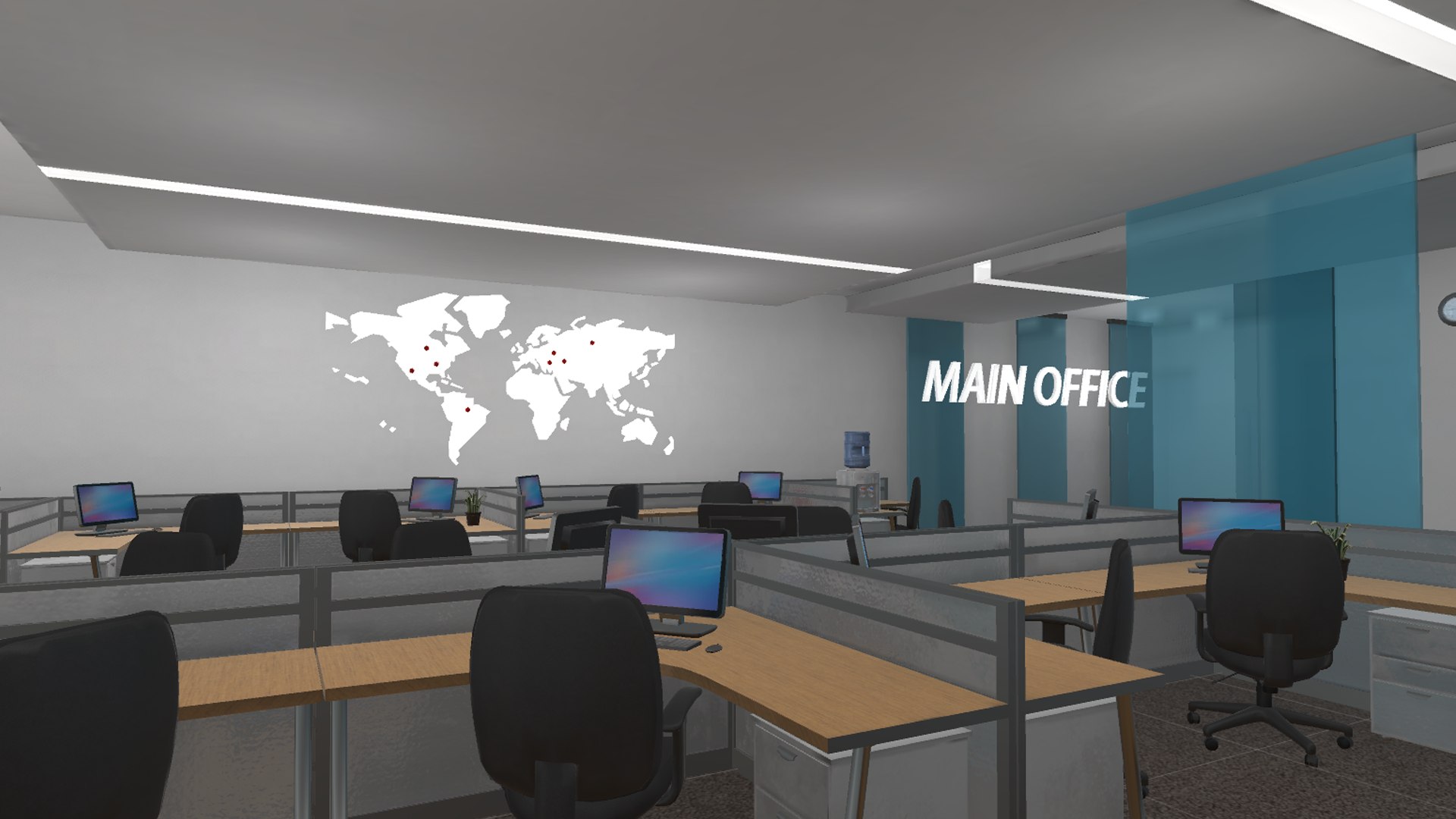 Vr main office interior 3D model - TurboSquid 1427431