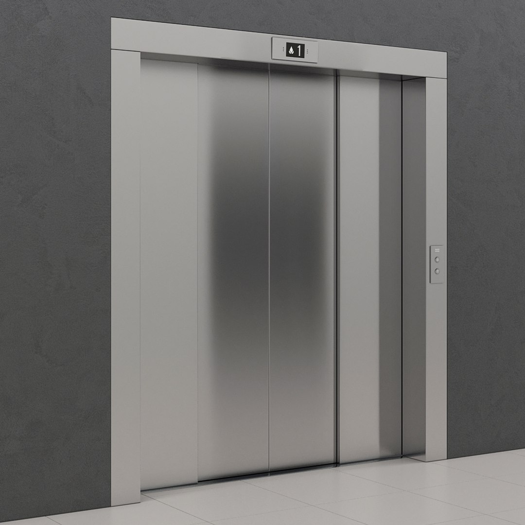 Set Doors Elevators Kone 3D Model - TurboSquid 1472245