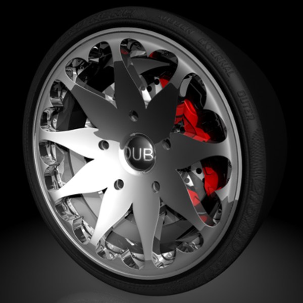 c4d flower heart wheel