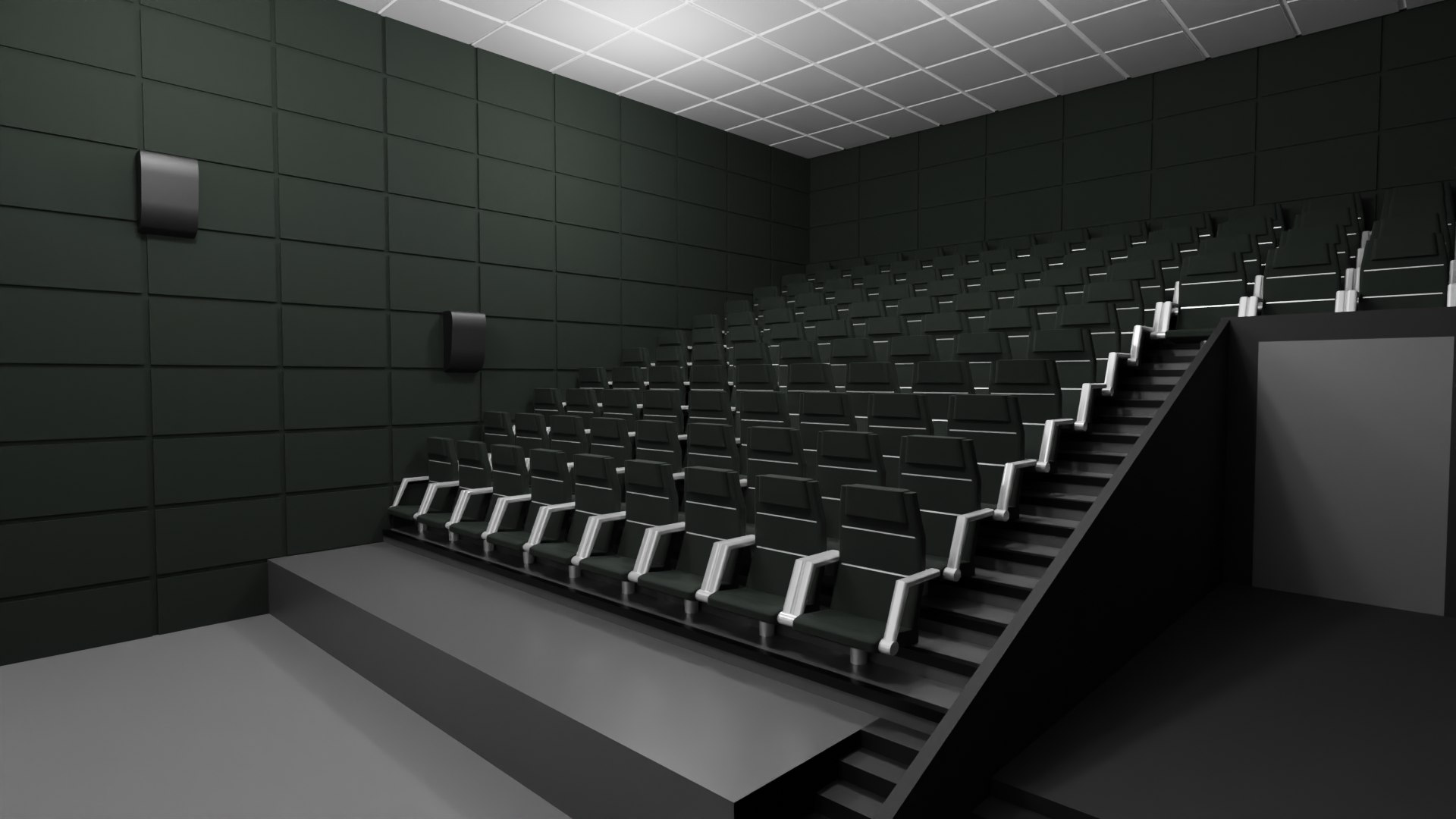 3D Cinema Model - TurboSquid 1924141