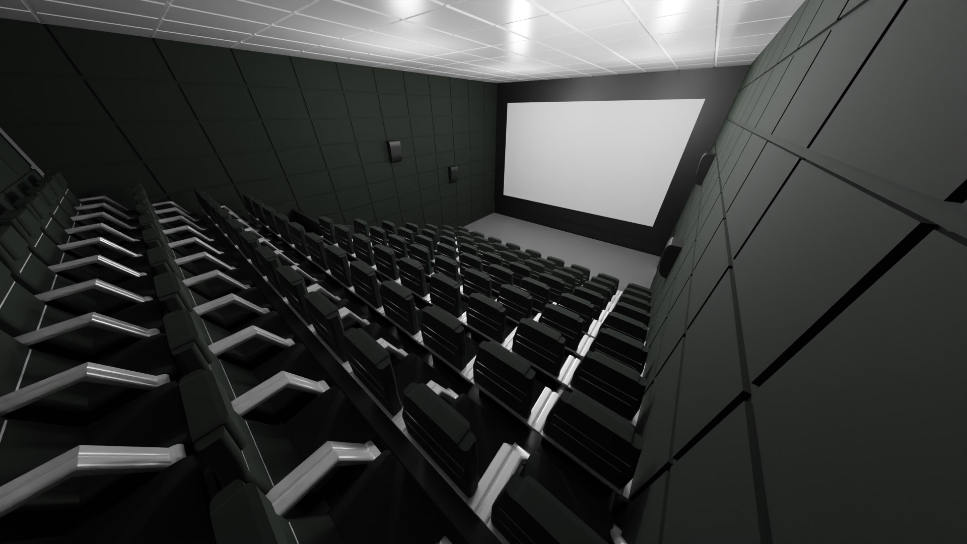 3D Cinema Model - TurboSquid 1924141