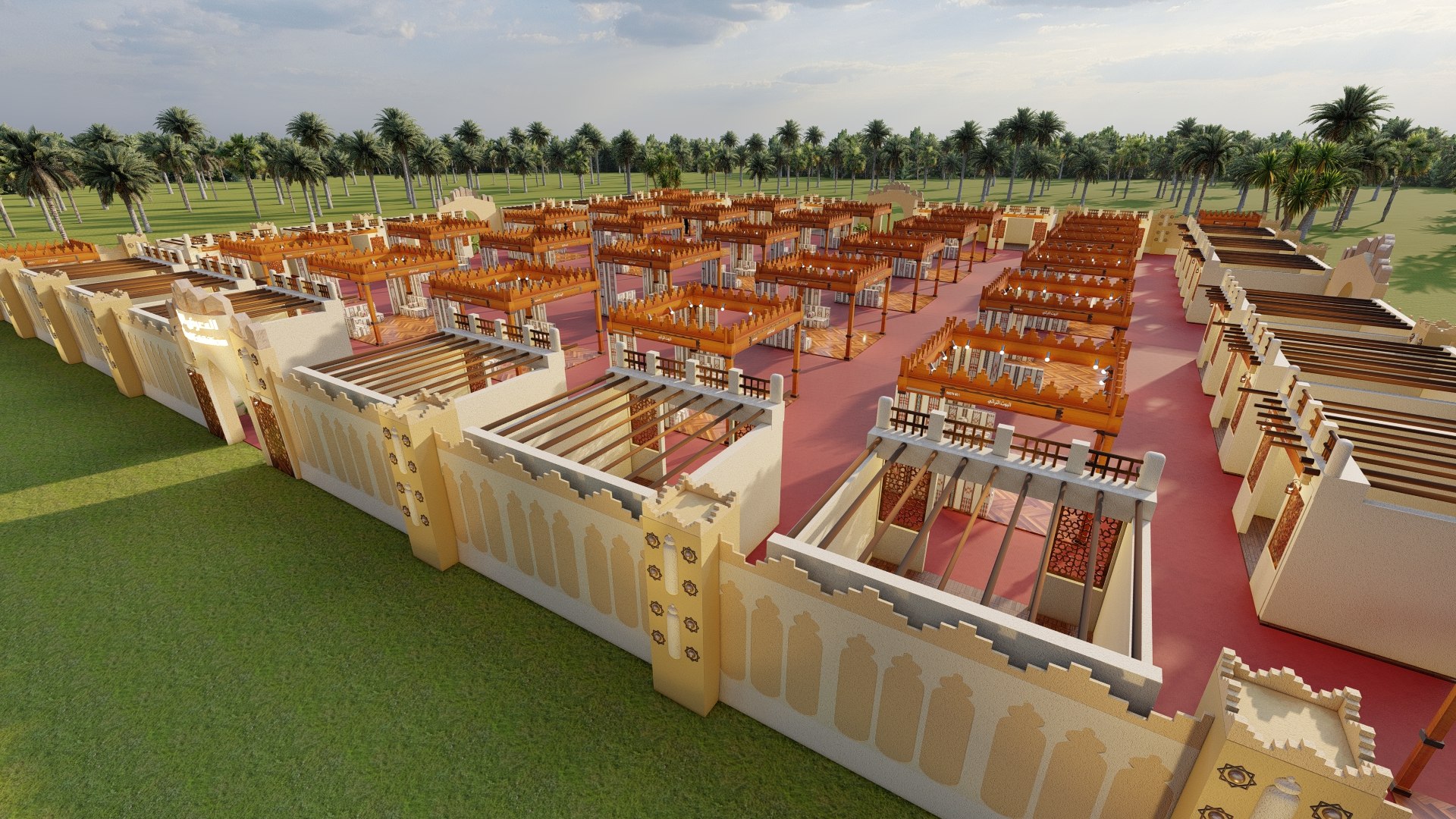 3D 3D Design For An Entire Exhibition Of Arab Heritage - TurboSquid 1874465
