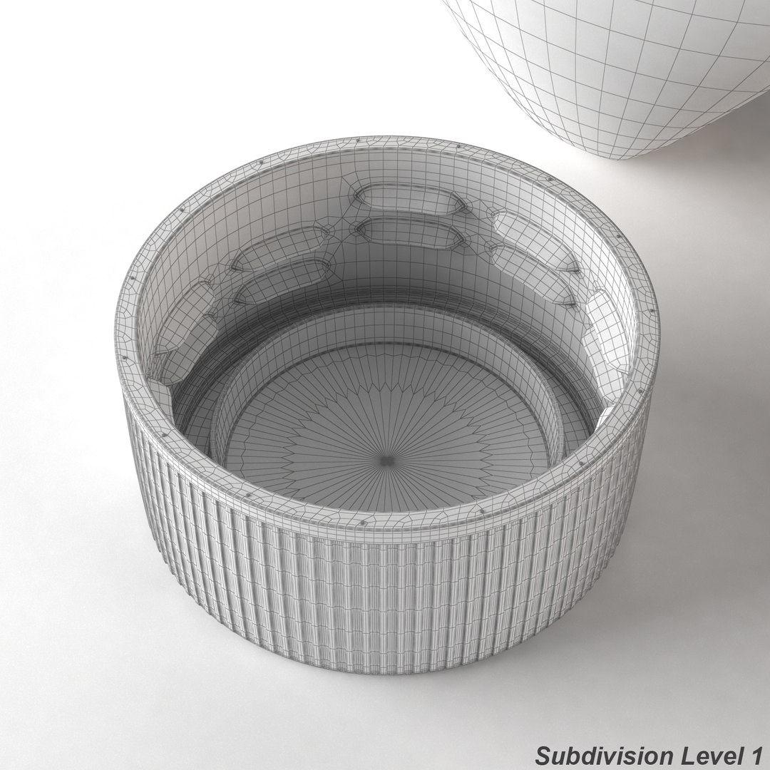 Bottle 1 Liter 3D Model - TurboSquid 1401756